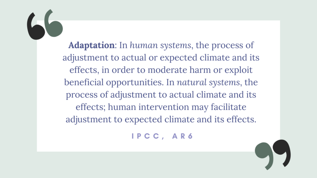 FAQ - What is climate change adaptation? - Adaptation Without Borders